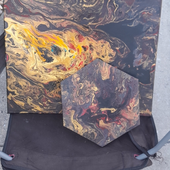 Wall Decor | Set Of Paintings A Pair Called Firey Bull | Poshmark